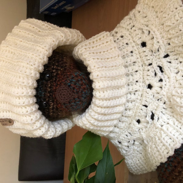 Sandra Crochet Neck Warmer Pattern | Advanced Crochet Pattern for Woman ...