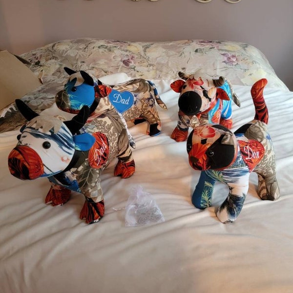 Memory Stuffed Animal Made Out of Outgrowing Baby Clothes, Memory Teddy ...