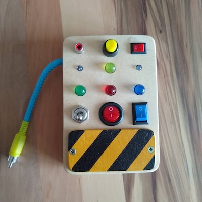 LED Light Switch Board for Toddler Electronic Busy Board for Travel ...