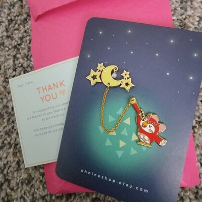 Animal Crossing Enamel Pin Celeste Stargazer - Etsy