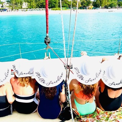 Custom Bride Sun Hat Summer Bride Gift Idea Bachelorette Party Hat ...