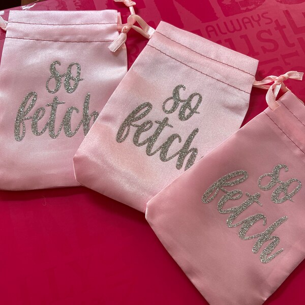 So Fetch Party Bags/ Birthday Favors/ Party Bags/pink Party Favors ...
