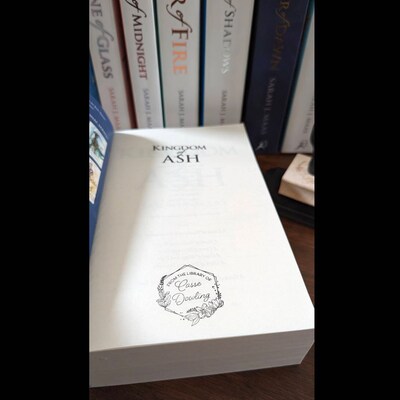 Library Stamp 48 Wooden or Self-inking Calligraphy Bookplate, Ex Libris ...