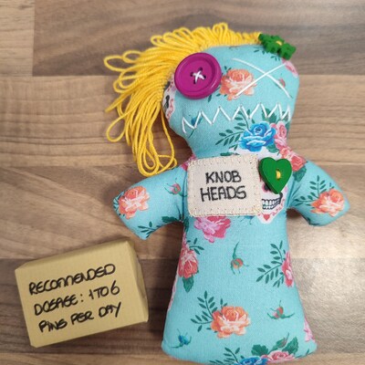 Keychain/charm Stress Relieve Voodoo Doll With Back Pocket Dammit Doll ...