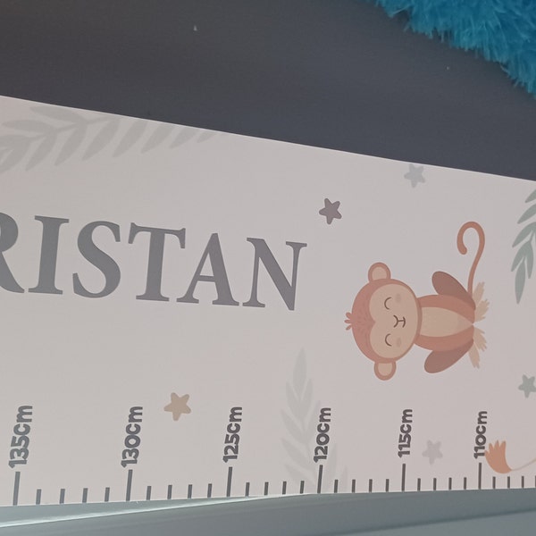 Personalised Tiny Tatty Teddy Unicorn Height Chart - Gifts for Children ...