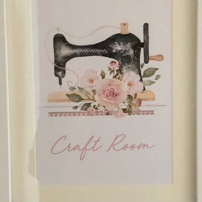 Printable Craft Room 8 X 10 Art Craft Room Sign Instant Download ...