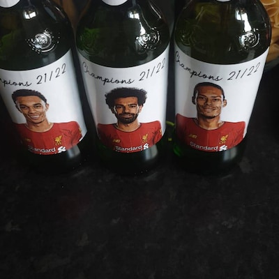 Liverpool FC Champions Premier League 2022 Beer Bottle - Etsy UK