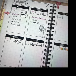 Monkey Planner Stickers Printable HAPPY PLANNER Sticker - Etsy