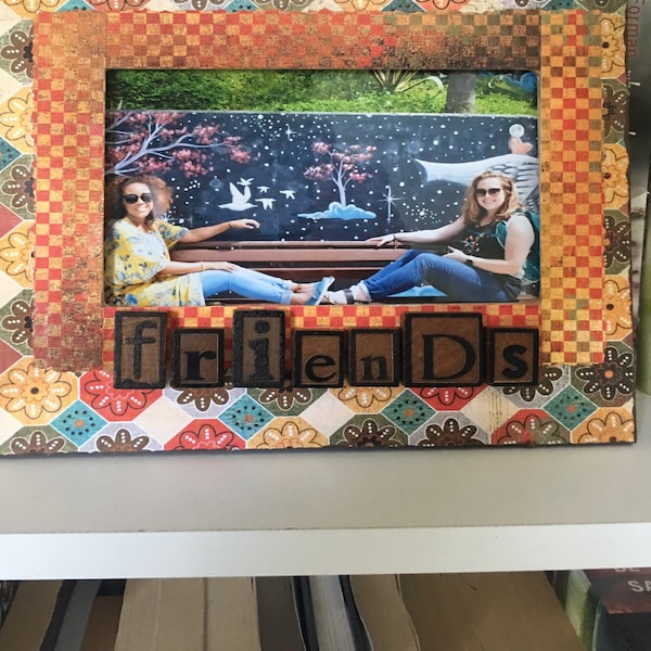 5x7 Music Themed Hand Decorated Picture Frame - Etsy