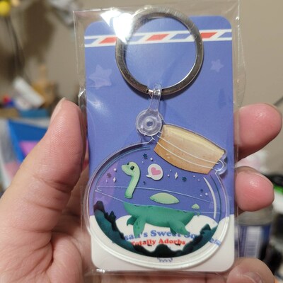 Nessie Keychain - Etsy