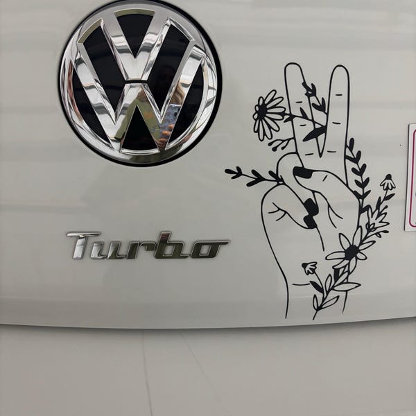 Hawaiian Tribal Car Decal - Polynesian Stingray Design - Weatherproof ...