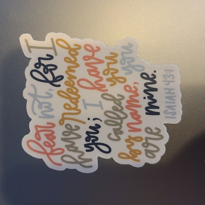 Faith Stickers Christian Stickers Waterproof Vinyl Decals About Jesus ...