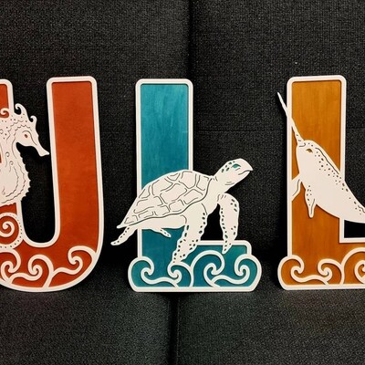 Spider Wall Letters Nursery Wall Sign Spiderweb Themed - Etsy