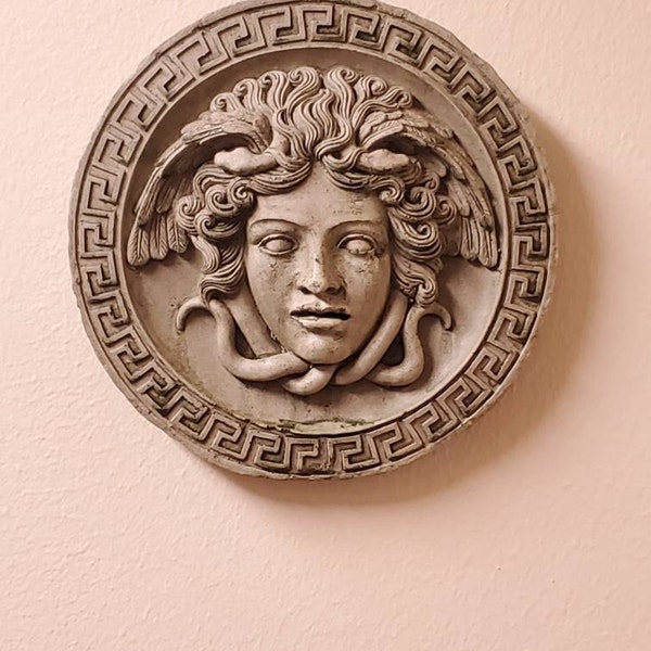 VINTAGE MEDUSA TABLET (premium Color Option): Solid Stone Wall Hanging ...