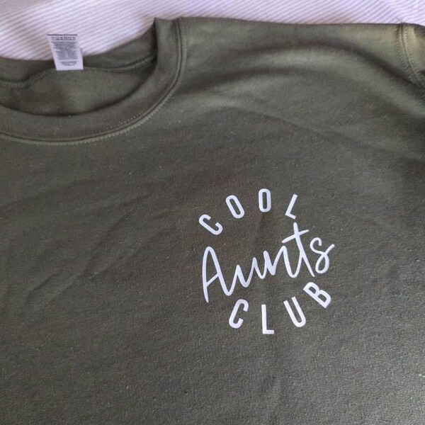Cool Aunts Club Sweatshirt, Funny Sweatshirt for Aunties, Aunt Gift ...
