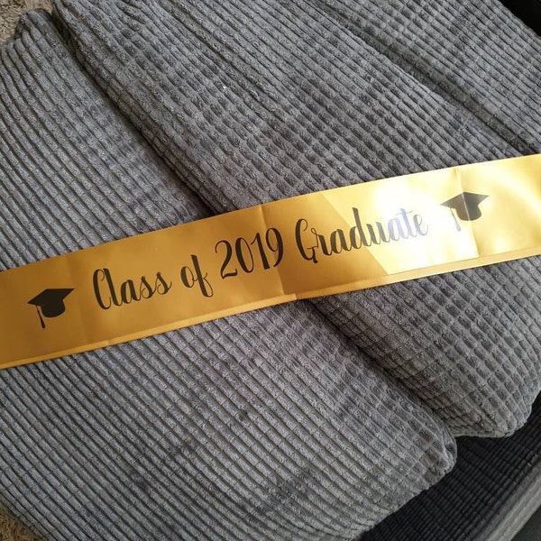Congratulation Personalised Sash Sashes Graduation Passing Exams ...