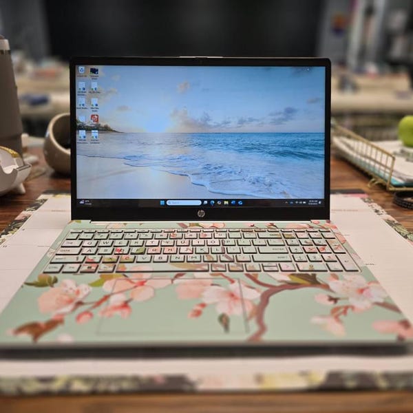 Hp Laptop Custom Skins Pre-cut Personalized Gift Abstract Oil Painting ...