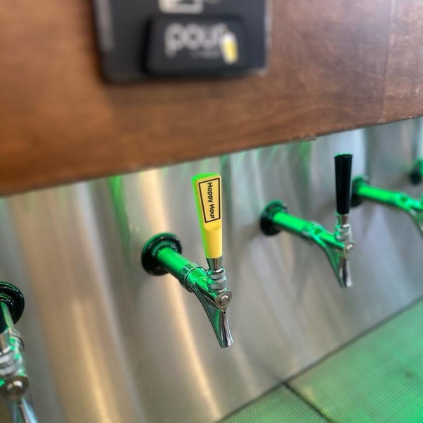 Custom Tap Handle for Kegerator, Wet Bar, or Brewery - Bold Block ...