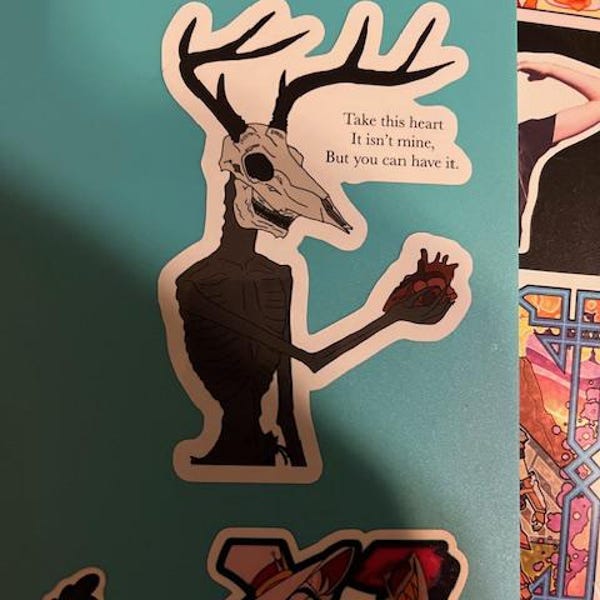 Wendigo’s Valentine (vinyl Sticker) - Etsy