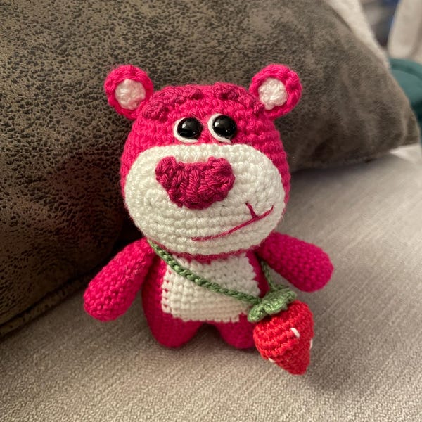 Lotso Bear Crochet Pattern, Bear Amigurumi, English Pattern - Etsy