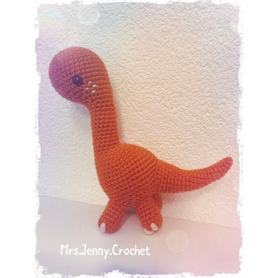 PATTERN: Bruno the Brontosaurus Crochet Brontosaurus Pattern Amigurumi ...