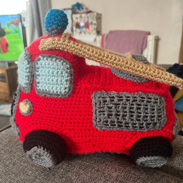 Fire Engine PDF Crochet Pattern - Etsy