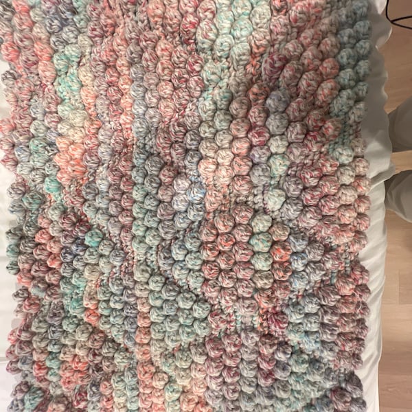 CROCHET PATTERN ⨯ Blanket, Bobble Throw, Afghan ⨯ the Dyaman - Etsy