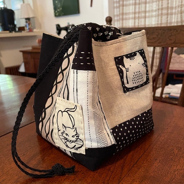 PDF Sewing Pattern Modern Japanese Rice Bag komebukuro - Etsy Sweden