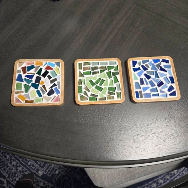 Mosaic Kit Diy Coaster Kit for Adults Craft Kit Make Your Own Coaster ...