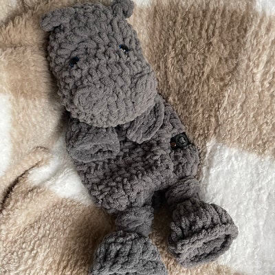 Chuflippo the Chunky Floppy Hippo Amigurumi Crochet Pattern - Etsy