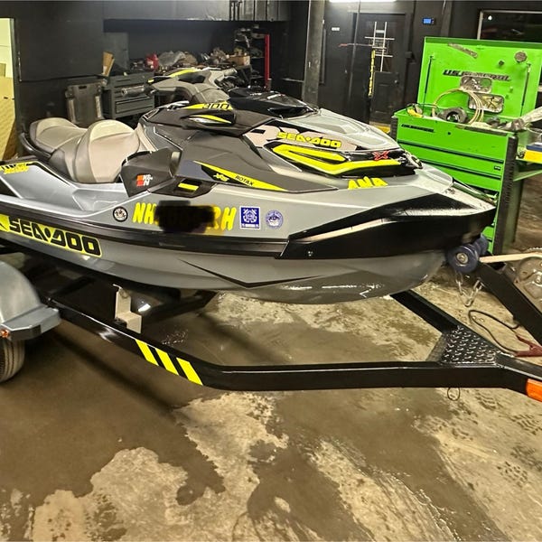 SEADOO RXT X Rs 300 2019 Graphics / Decal / Sticker Kit Yellow & Black ...