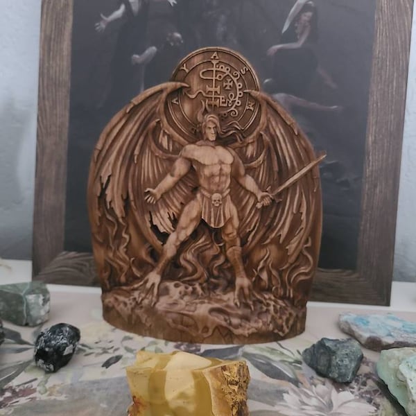 Asmodeus, Greek Statue, Asmoday, Asmodeus Statue Greek Mythology Demon ...