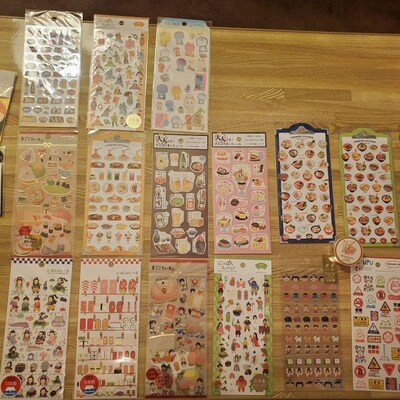 Kawaii Japan Sticker: My Mini Sticker Play CAT Family MARKET - Etsy