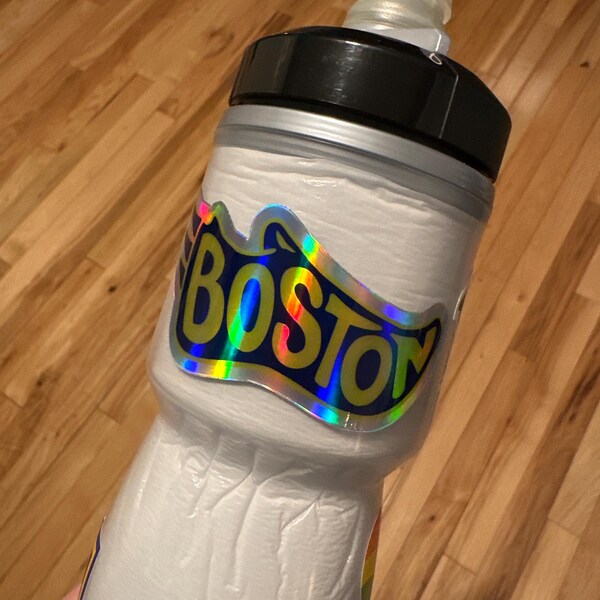 Boston Marathon Shoe Sticker 5-pack: Holographic 26.2 Runnah - Etsy