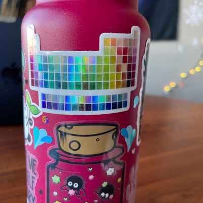Sticker // Vinyl Holographic Periodic Table, Science Art 3 Inches ...