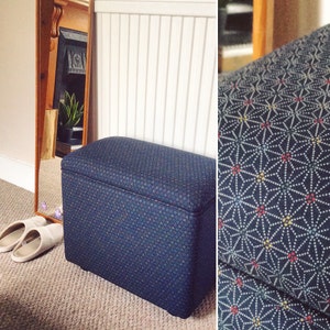 Handmade Upholstered Dressing Table Storage Stool Ottoman - Etsy