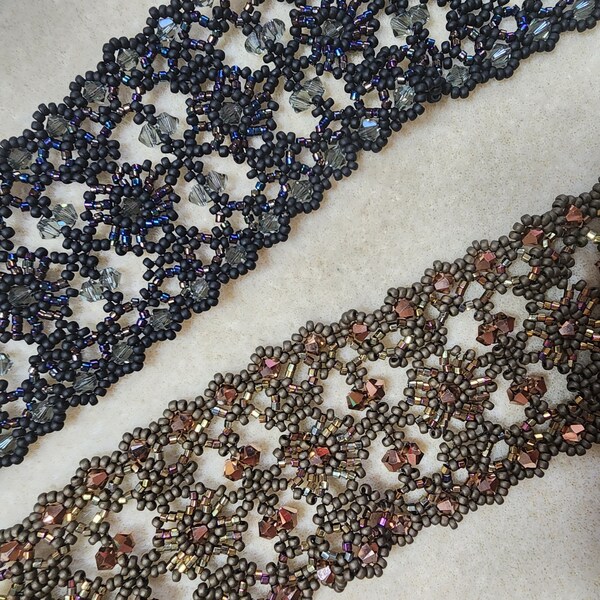 Pattern Crochet Beaded Bracelet Jewelry Crochet Tutorial PDF File ...