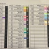 180 Colors 1 Page DIY Blank Color Chart /swatch Sheet Digital Download ...