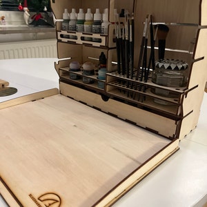 Modular Storage Paint Rack Cabinet Organizer Drawers Miniature GW ...