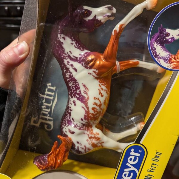 Breyer Custom Resculpt OOAK Unicorn on Fighting Stallion Mold Sealed in ...