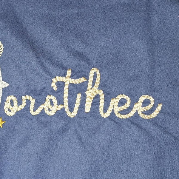 Modern Rope Nautical Marine Script Handwritten Cursive Font Alphabet ...