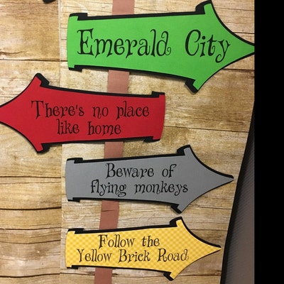 WIZARD of OZ Whimsical Party Signs - Etsy