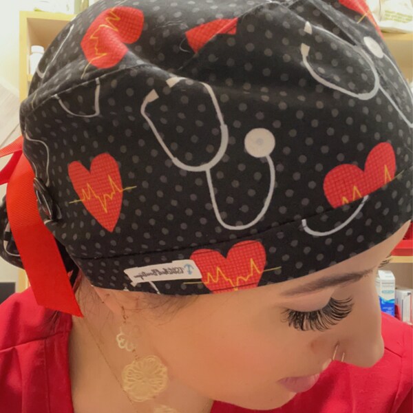 Surgery Hat, Scrub Hats, Surgical Caps, New Orleans Saints, Distressed ...