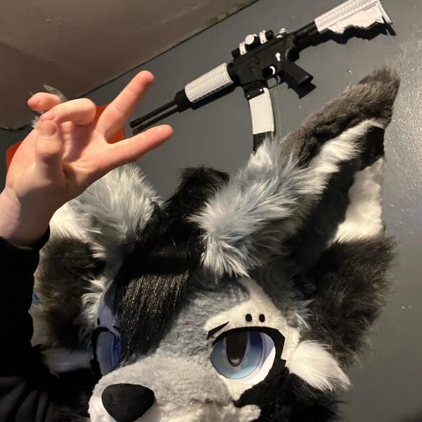 Fursuit Head, Double Beast,fursuit,furry Suit, Christmasfursuit ...