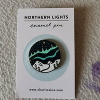 Northern Lights Enamel Pin - Etsy