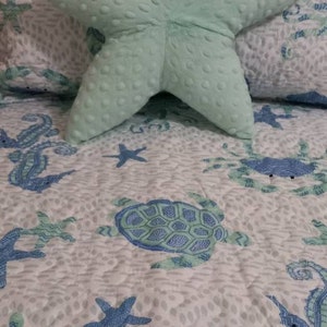 Starfish Sewing Pattern, PDF Sewing Pattern, Pillow Pattern, Minky Dot ...