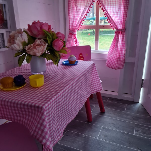 Kids Tablecloth's 80cm Playhouse and Playroom Table Cover - Etsy UK