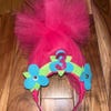 Trolls Crown, Trolls Headband, Trolls Birthday Crown, Halloween Trolls ...
