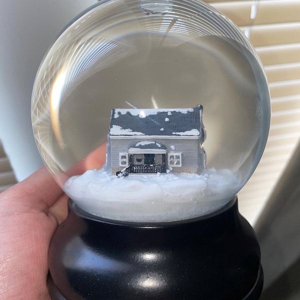 Snow Globe- Custom Snow Globe, Your Home in Globe, Christmas Gift ...
