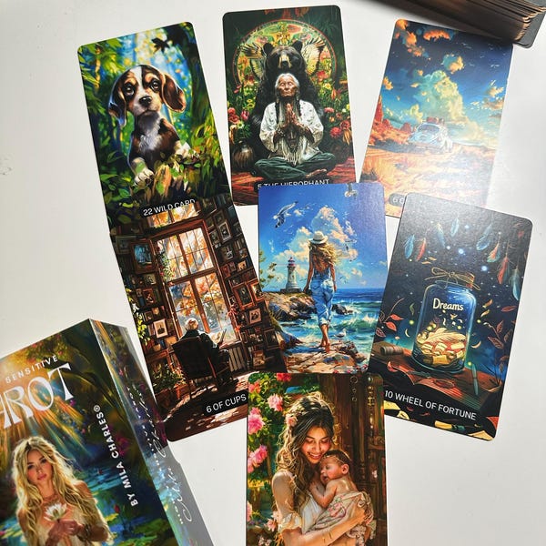 Highly Sensitive Tarot - Heartlight Edition by Mila Charles® I Tarot ...